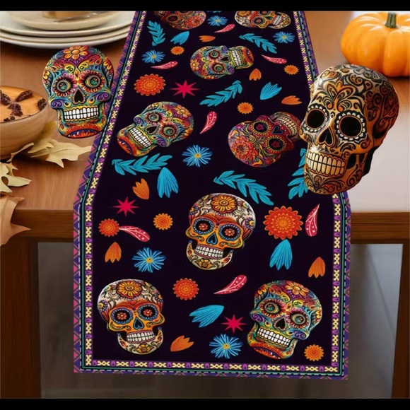 Kitchen | Sugar Skulls Table Runner | Poshmark